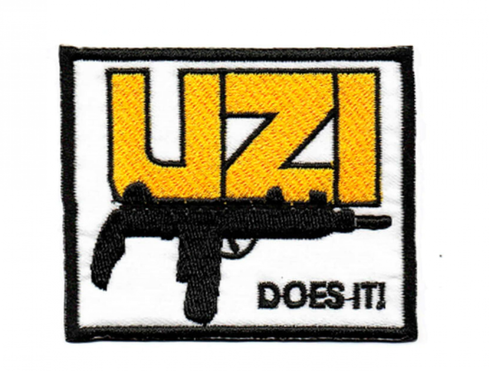 Patch Bordado Uzi com Fecho de Contato - Mundo do Militar