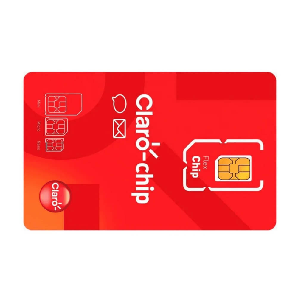 Chip Claro Pré-pago Sem Recarga Flex Corte Triplo - Mundo Smart Store