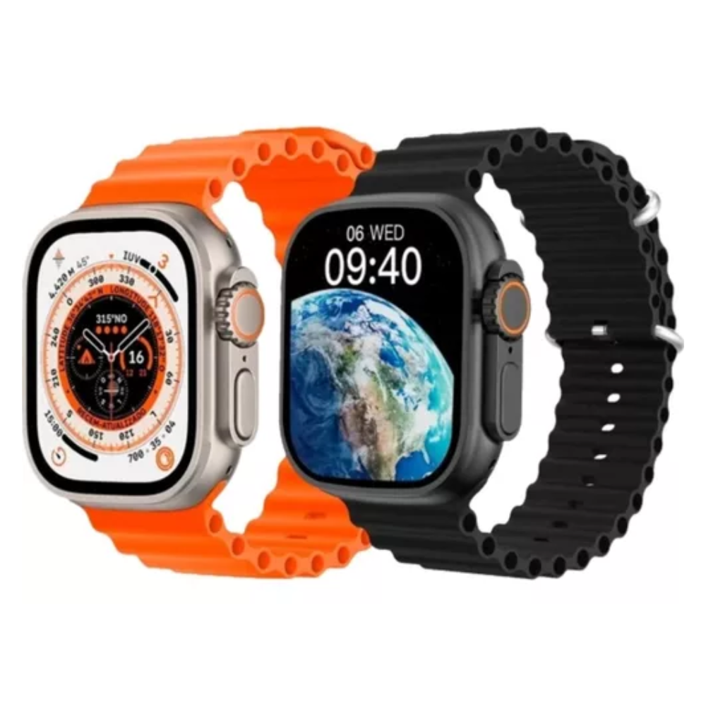 Relógio Smartwatch Microwear W68+ Ultra 49mm Serie 8 - Mundo Smart Store