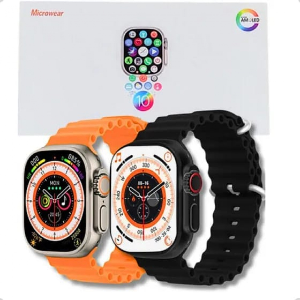 Smartwatch Series 10 Ultra W69+ Plus Nfc Super Amoled 2gb - MZ STORE