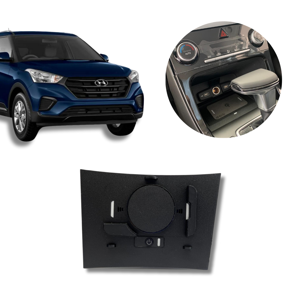 Carregador Por Indução Naf Tech Para Hyundai Creta Action 2019/2024 ...