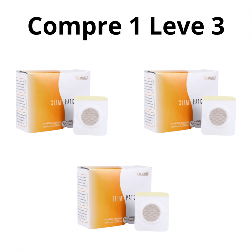 Promoção Compre 1 Leve 3 - Adesivo Detox Emagrecedor SlimPatch Origina ...