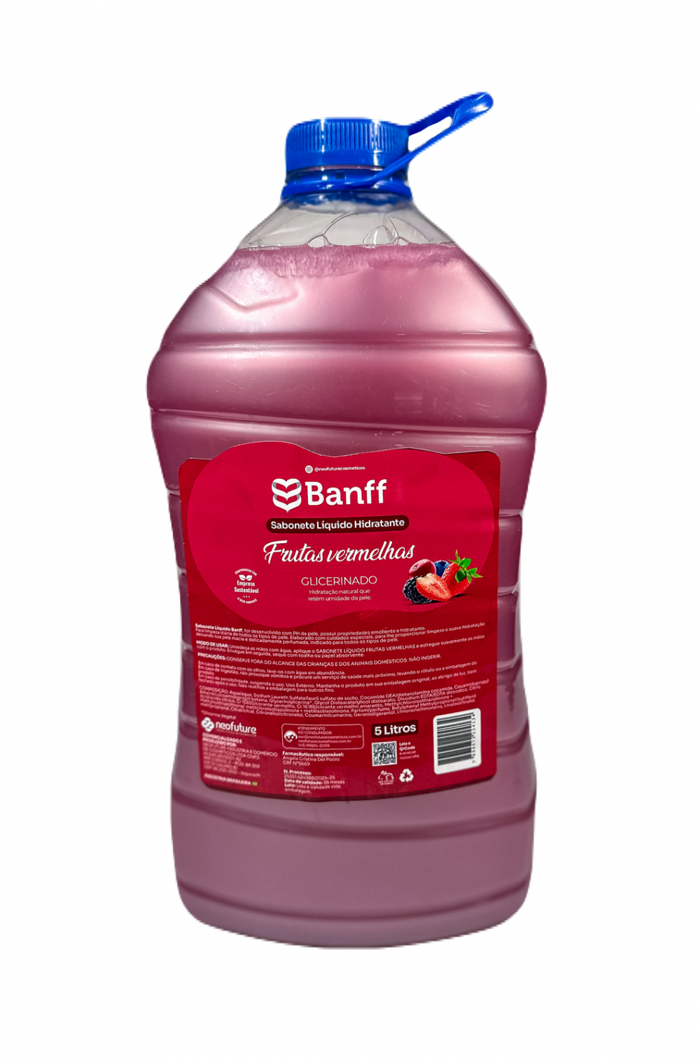 Sabonete Líquido Frutas Vermelhas - NeoFuture