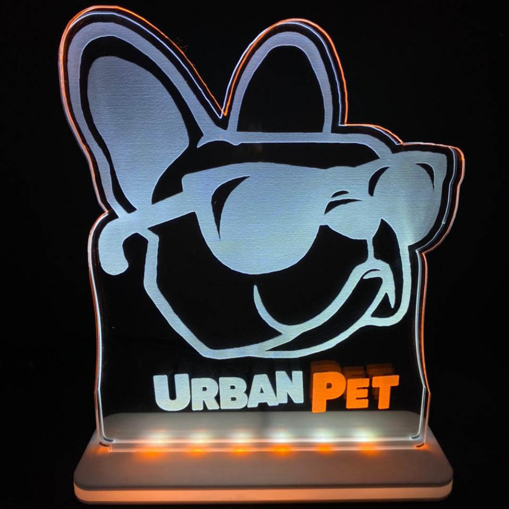 Luminária Logo de empresa - NerdX Oficial - Luminárias Personalizadas