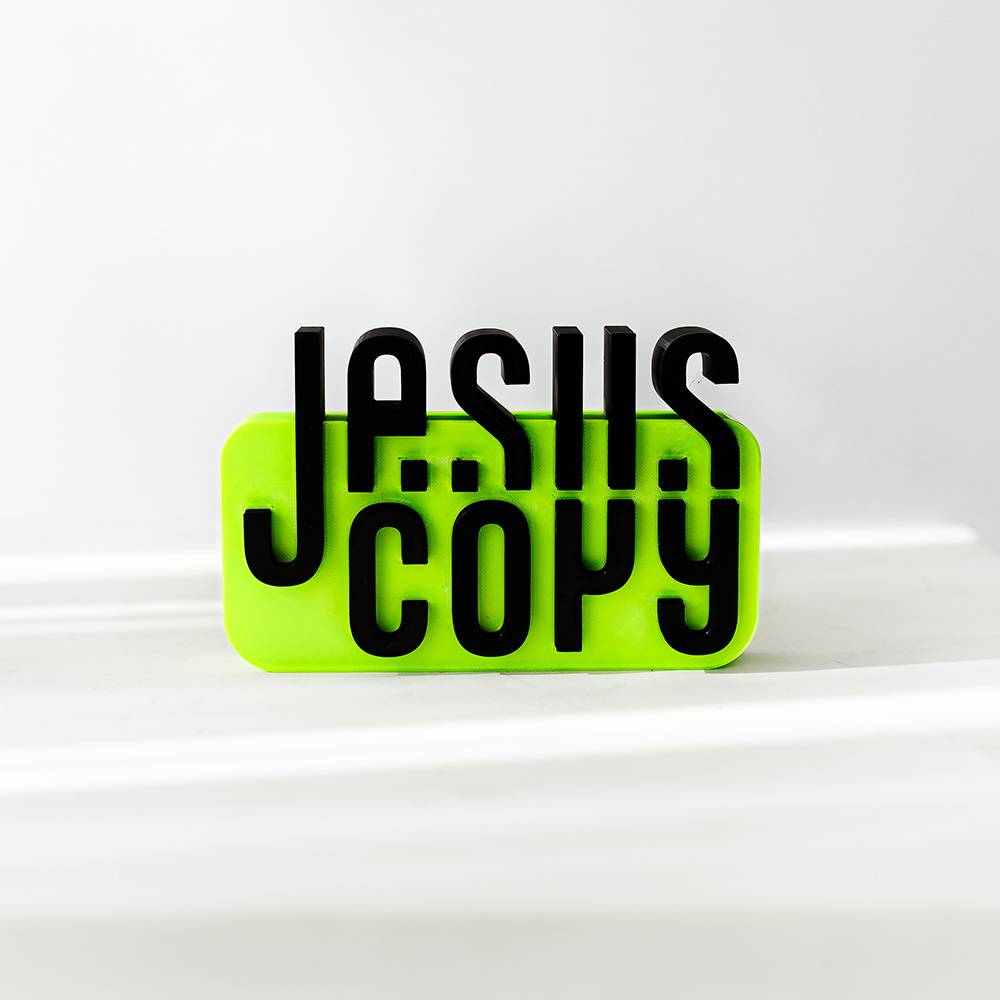 Letreiro Jesus Copy Logo - Nobe Lab