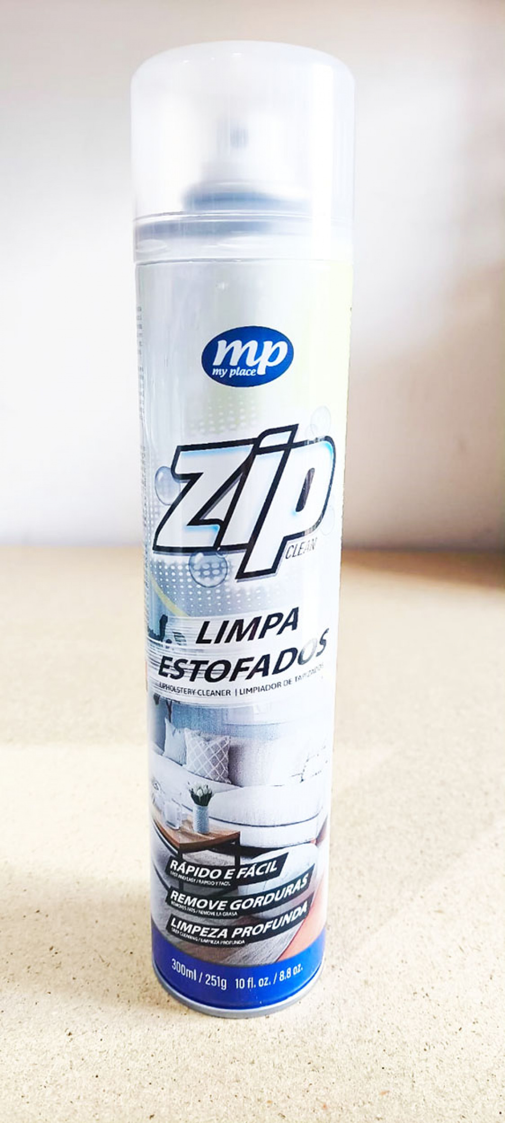 Espuma Limpa Estofados Zip Clean 300ml - Nouscar