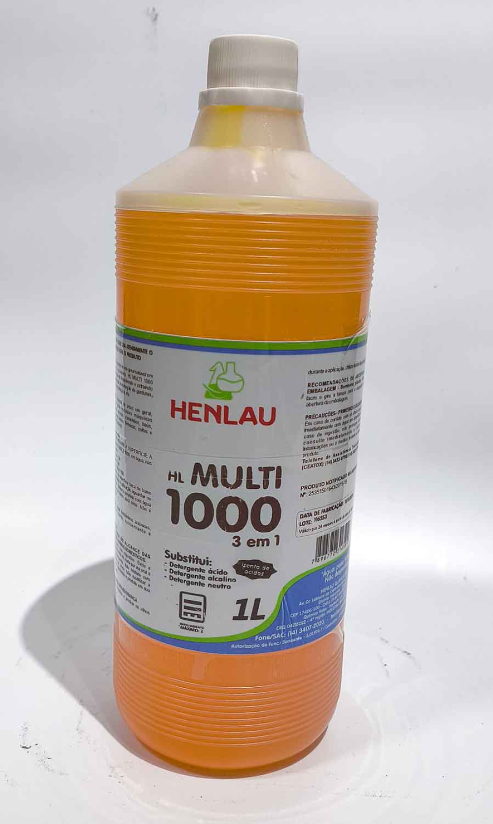 HL Multi 1000 Multilimpador substitui intercap, solupan e lava auto 1L ...