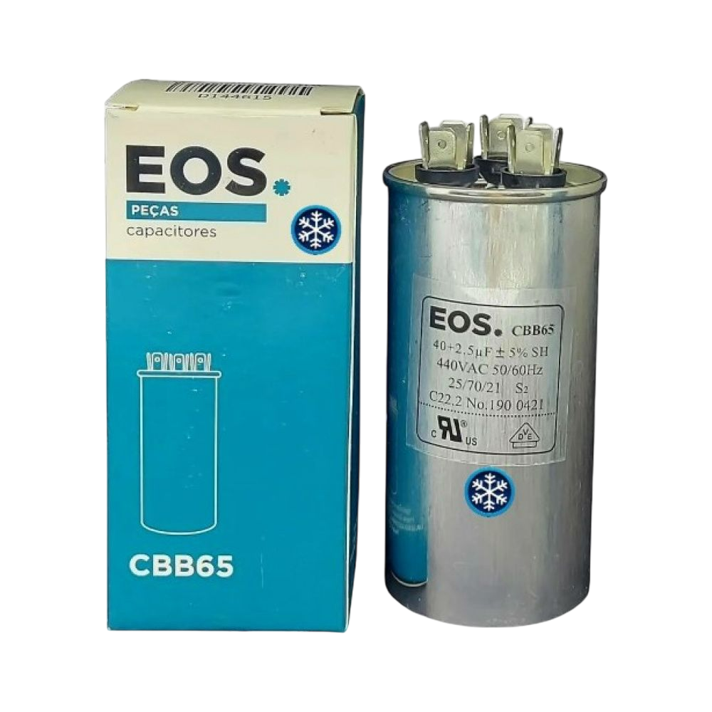 Capacitor 40+2,5 MFD 440VAC - Desempenho e Durabilidade Garantidos ...