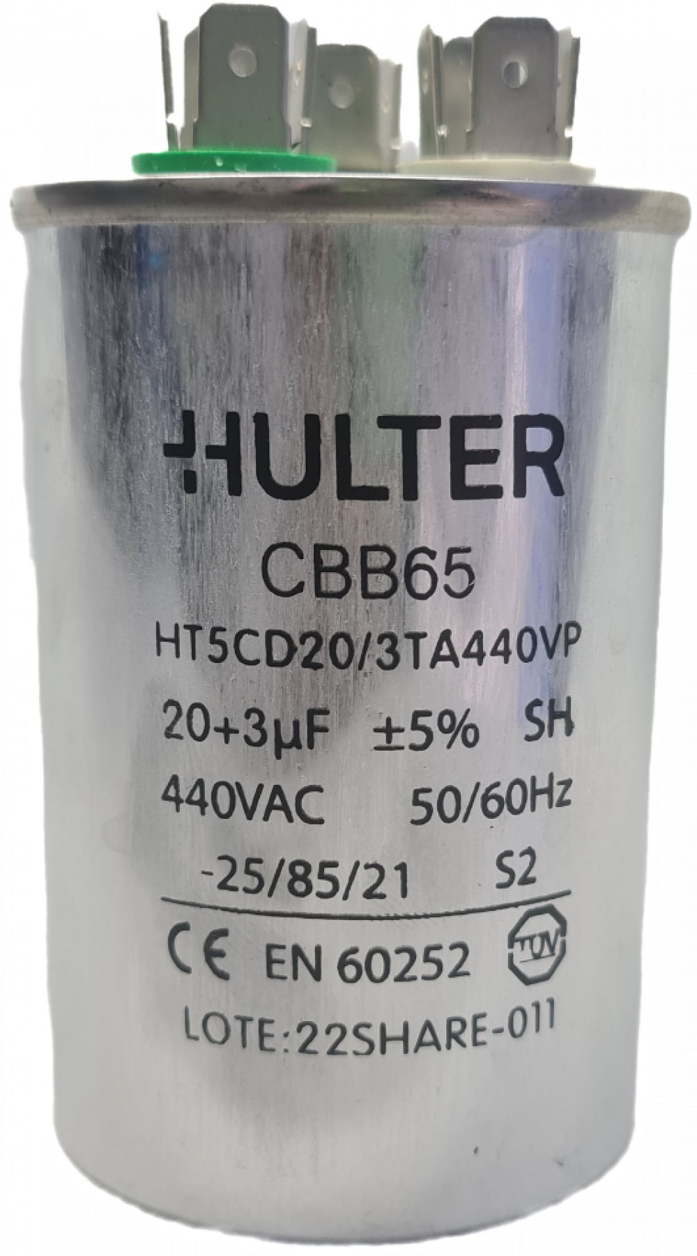 Capacitor Duplo 20+3 MFD 440V - Alta Qualidade | Nuclear Refrigeração ...
