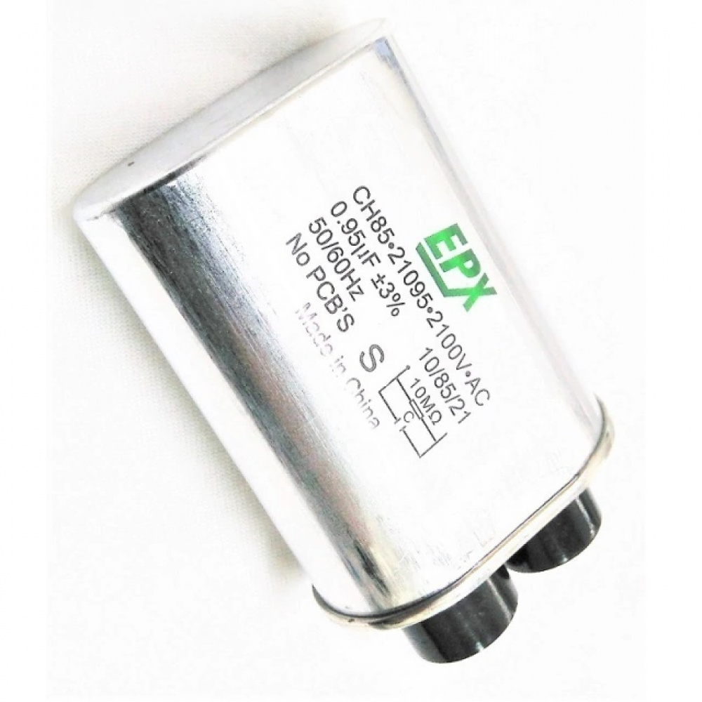 Capacitor para Microondas 0,95uF 2100V - EPX - NUCLEAR REFRIGERACAO