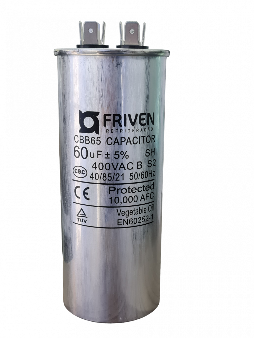 Capacitor Permanente 60 µF 440V - FRIVEN | Melhor Preço! - NUCLEAR ...
