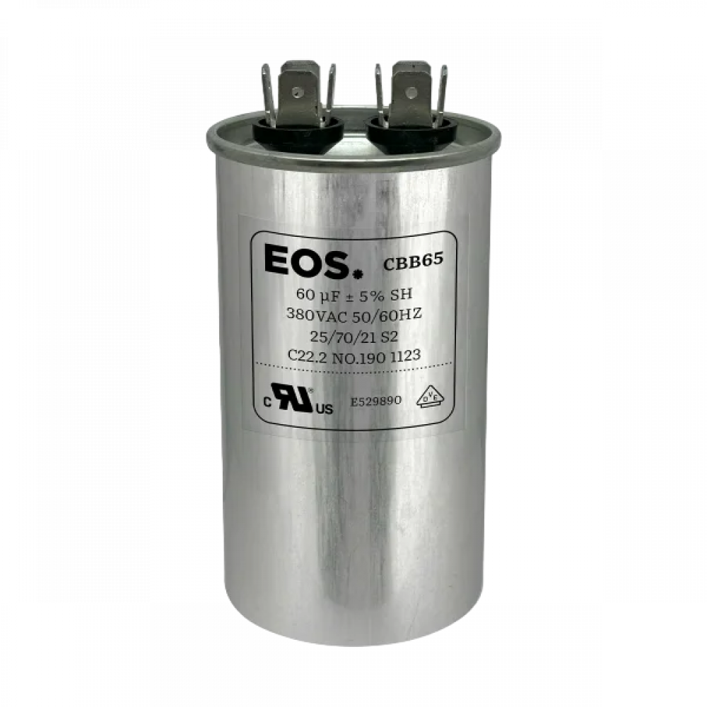 Capacitor Permanente 60UF 380V para Ar Condicionado - CBB65 EOS ...