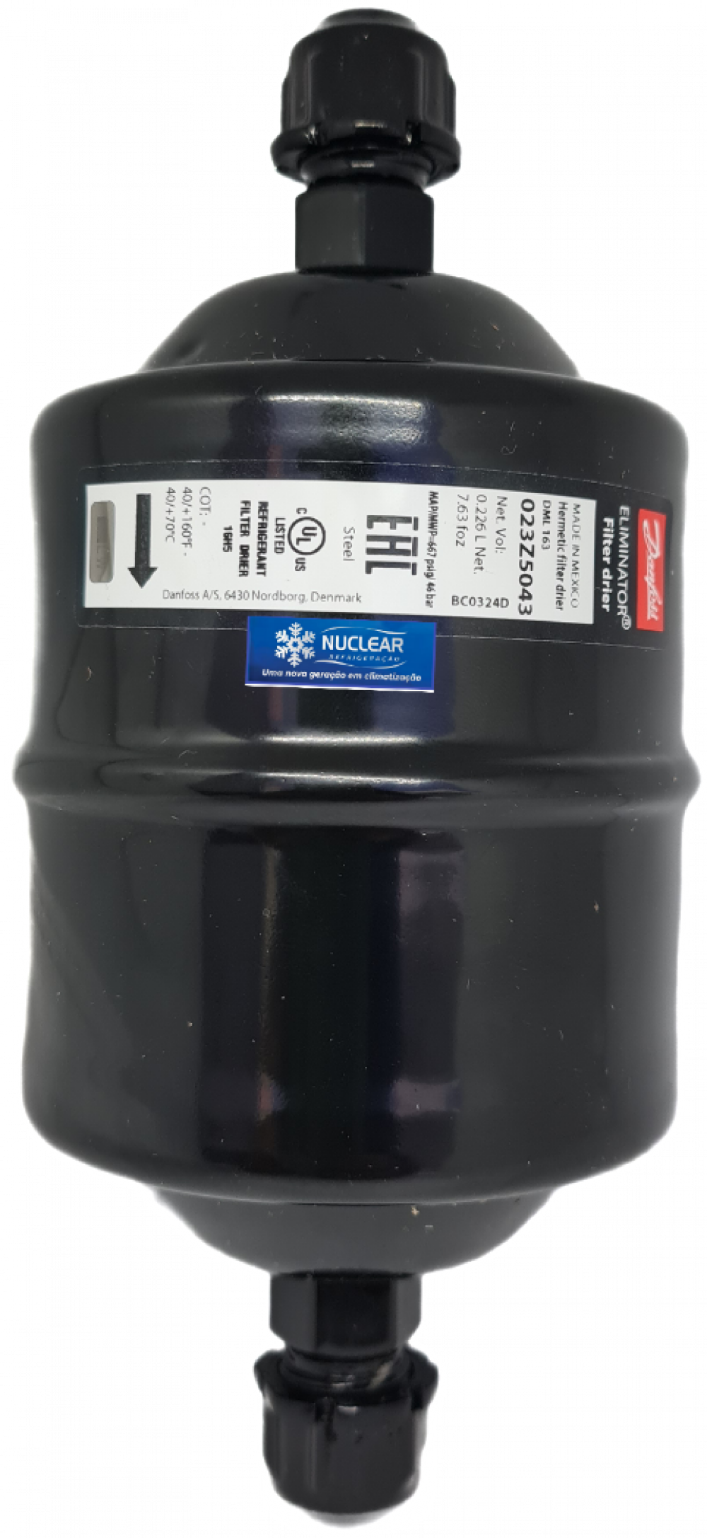 Filtro Secador Danfoss DML 163 3/8" Rosca - Alta Eficiência - NUCLEAR ...