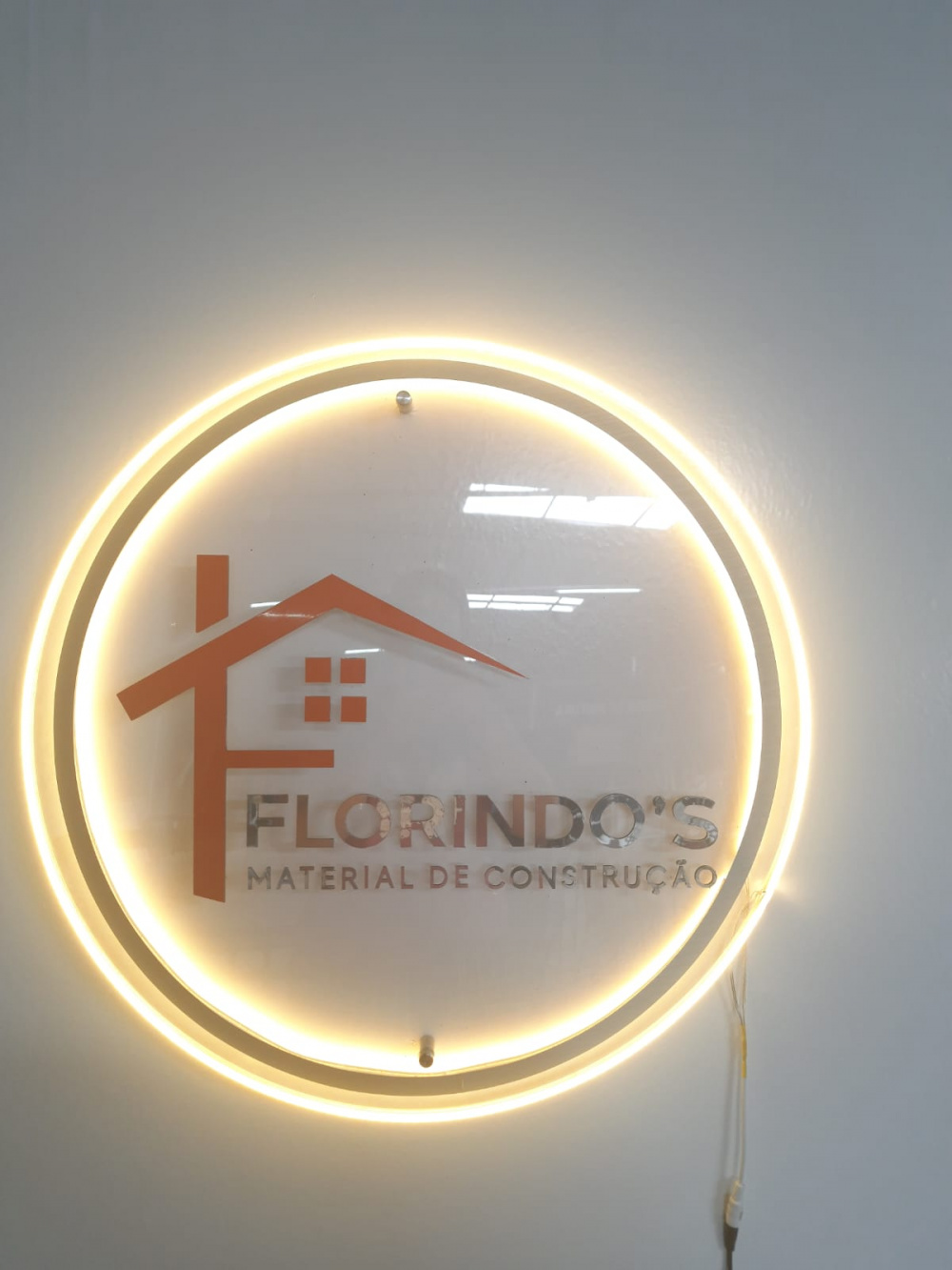 painel em neon led - WZ CORES E FORMAS