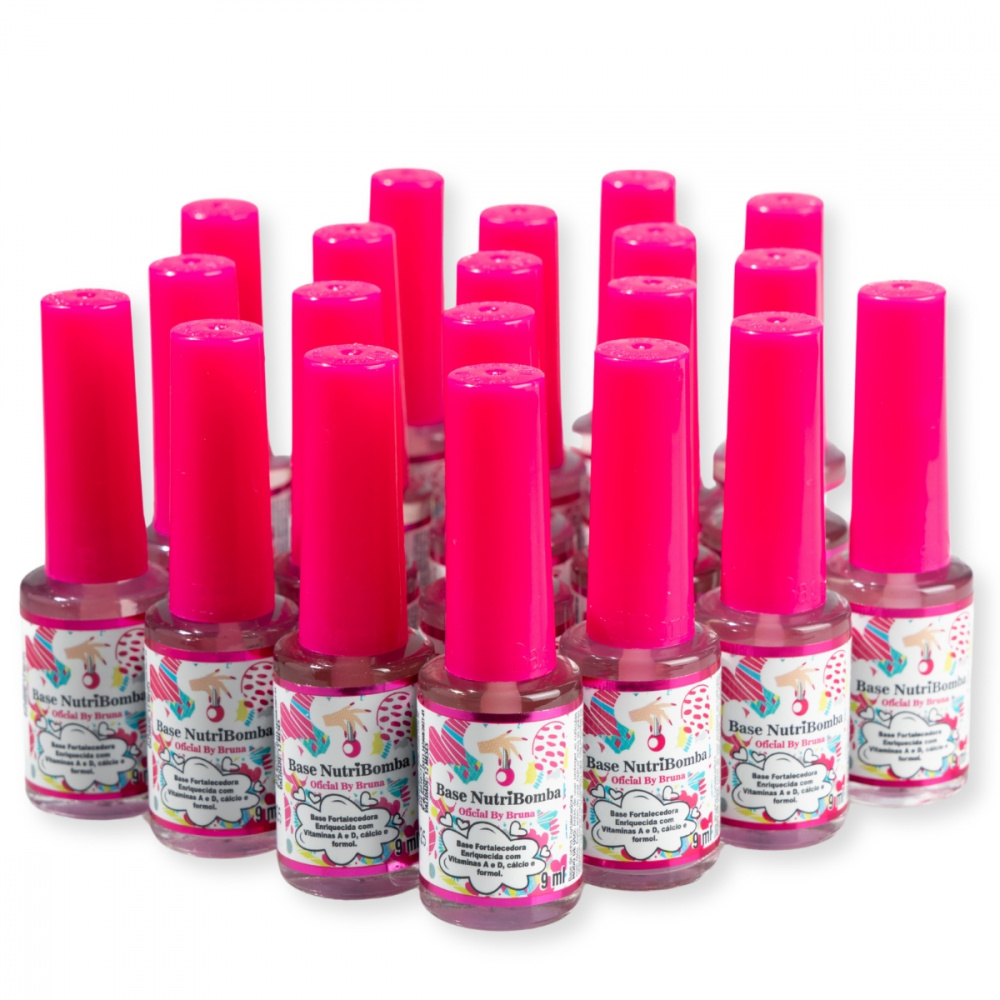 Kit 60 Bases NutriBomba Fortalecedora De Unhas - Nutribomba