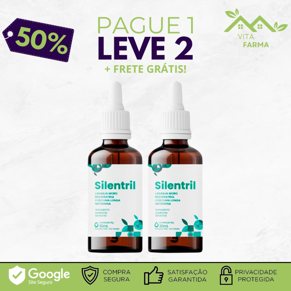 Silentril - Tratamento Natural para o Zumbido - Frete Grátis - Vita ...