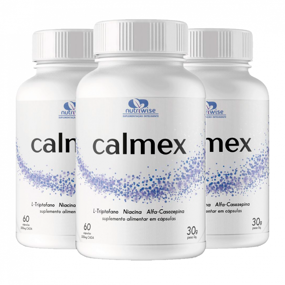 Calmex 180 Cápsulas (Kit com 3) - Nutriwise