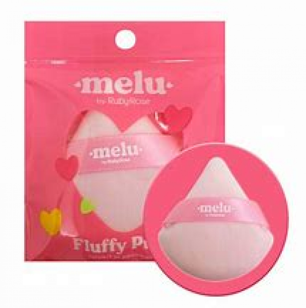 Fluffy Puff Esponja Maquiagem Melu Ruby Rose - Oceane beauty