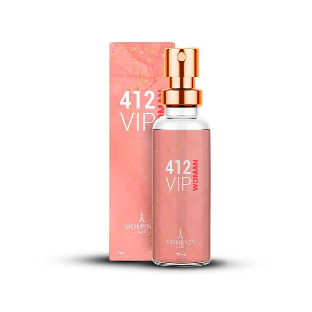 Perfume 412 VIP WOMAN | Inspirado no 212 VIP de Carolina Herrera | 15ml ...