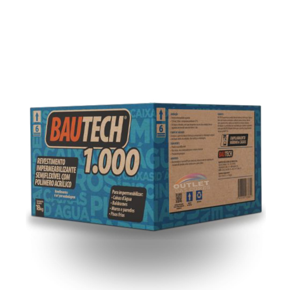 1000 - 18 KG BAUTECH - Outlet das Cores