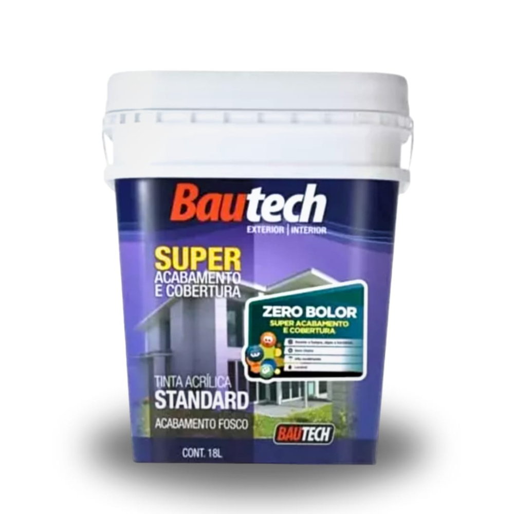 ZERO BOLOR CINZA 18L BAUTECH - Outlet das Cores