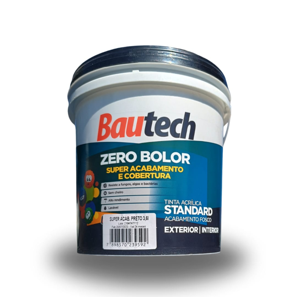 ZERO BOLOR CINZA 3,6 BAUTECH - Outlet das Cores