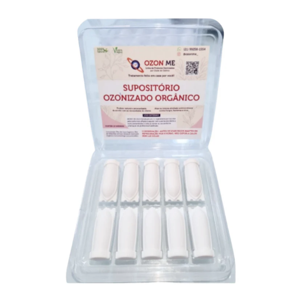 Supositórios Ozonizados Orgânicos - Ozon Me
