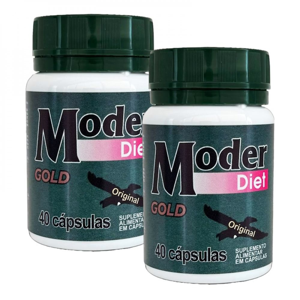 Moder Diet Gold 40 cáps (2 potes) - Loja Moder Diet