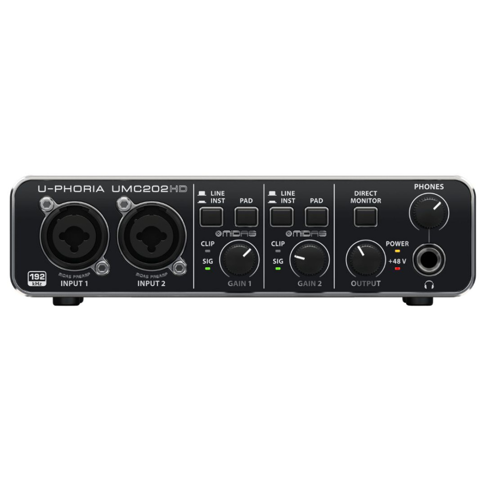 BEHRINGER INTERFACE U-PHORIA UMC202HD - Palácio do Som