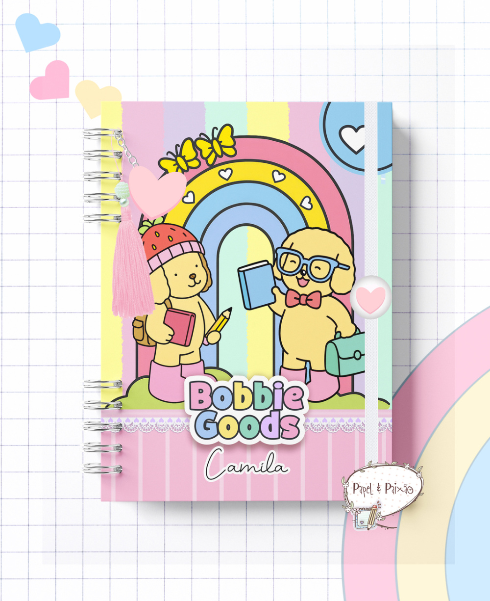 Caderno Coleção Bobbie Goods Rainbow - Papel & Paixão