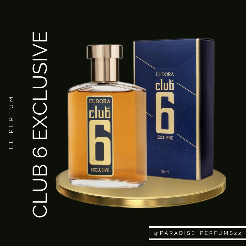 Club 6 Exclusive Desodorante Colônia 95ml - Paradise Store