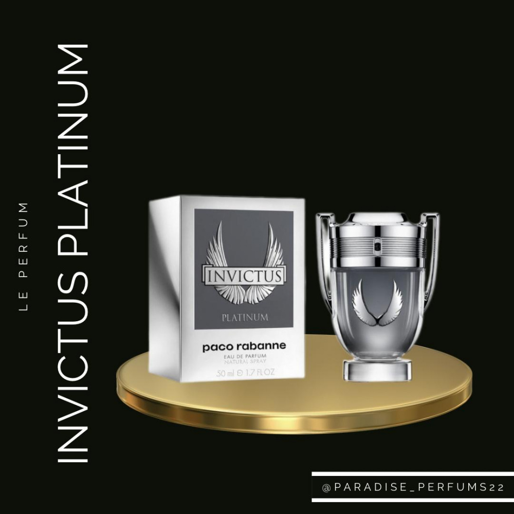 Invictus Platinum Rabanne Perfume Masculino Eau de Parfum - 50ml ...