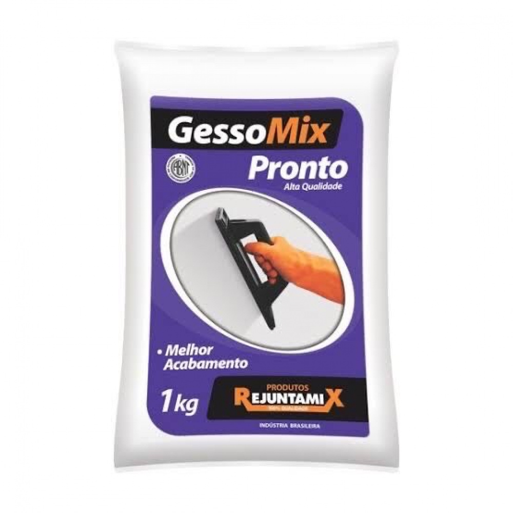 REJUNTAMIX GESSOMIX PRONTO 1KG - Paraíba Home Center