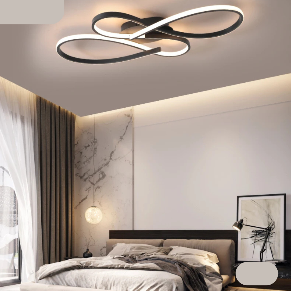 Luminária moderna orgânica regulável LED - Paulino Materiais para ...