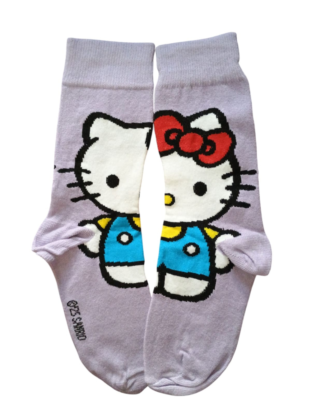 Meia Hello Kitty lilás - Pé de Meia