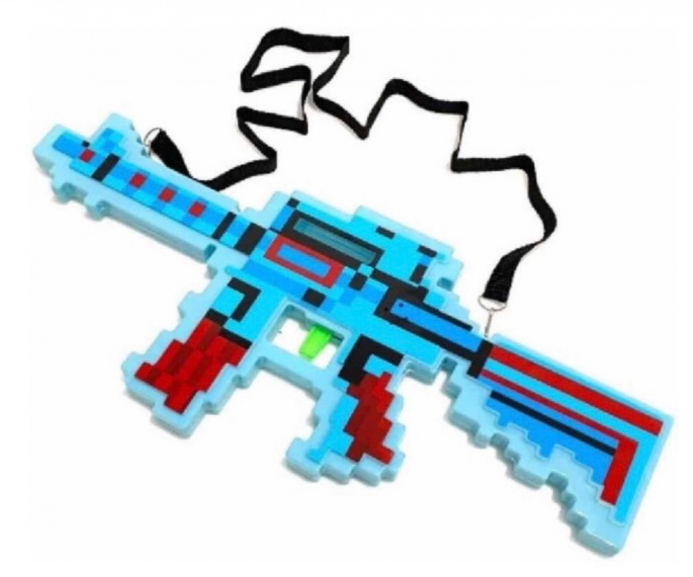 Arma Minecraft com Mira Laser e Som - Pegasus Magazine