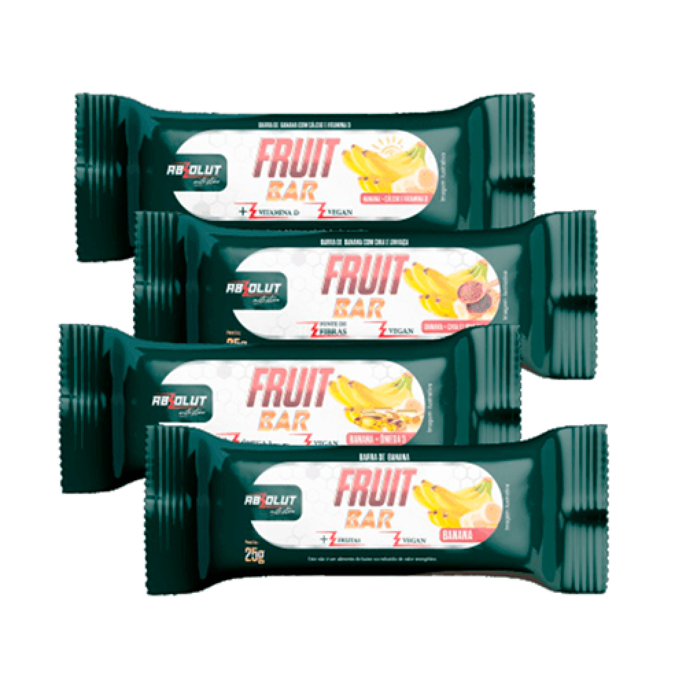 Fruit Bar Display com 12 Unidades 300g - Absolut Nutrition - Pegasus ...