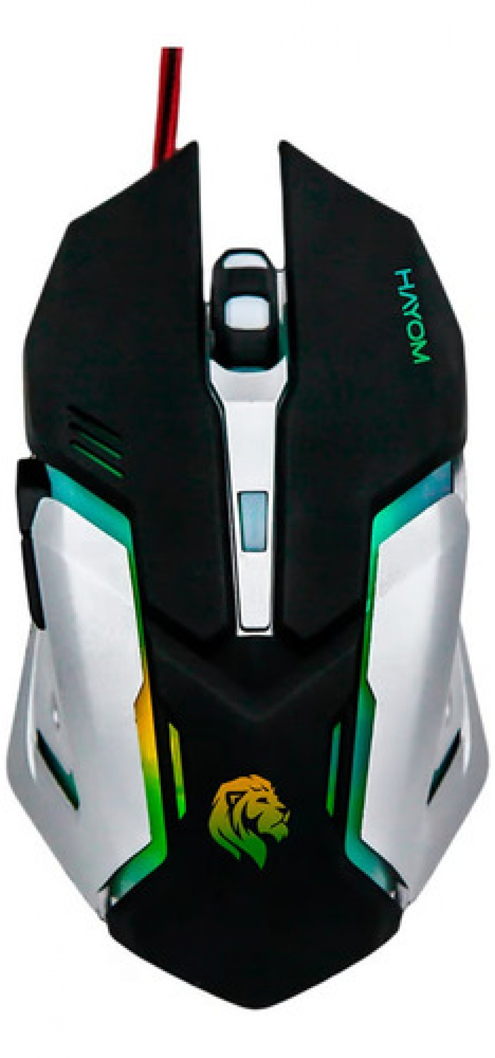 Mouse Gamer Hayom Mu2906 2400 Dpi 6 Botões Led Rgb Colorido - Pegasus Magazine