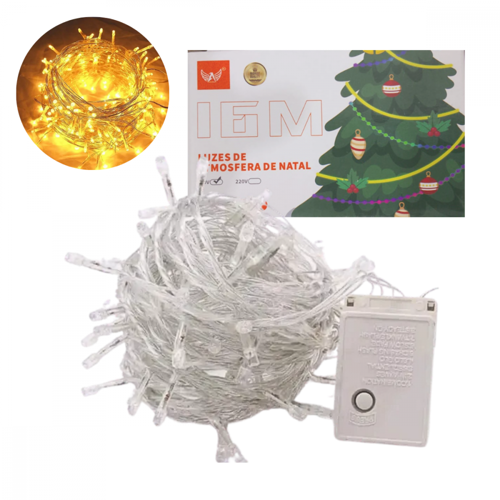 Pisca Pisca de Natal Luzes Led Colorido 16 Metros - Pegasus Magazine