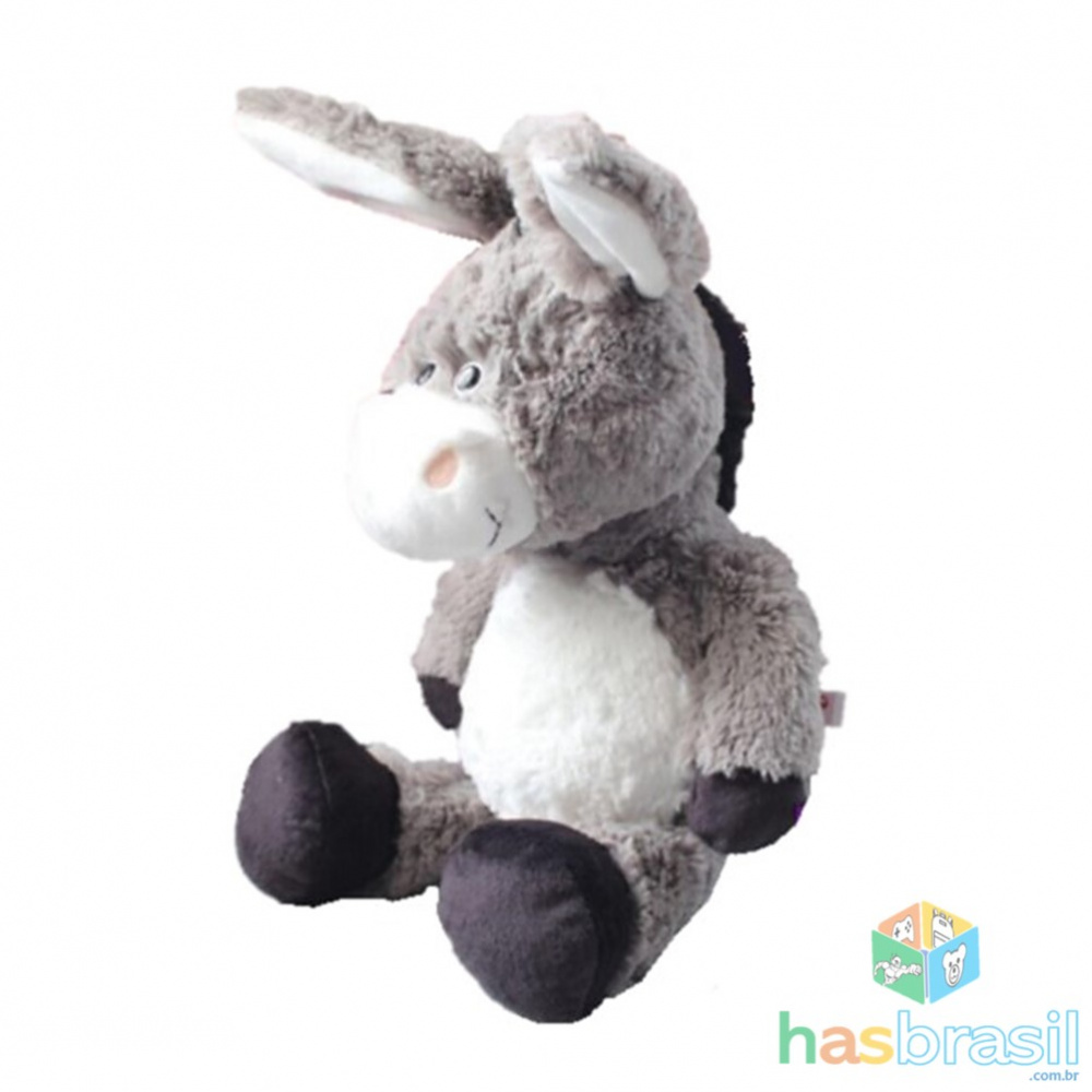 Burro de Pelúcia Safari 25cm - Pelúcias HAS Brasil