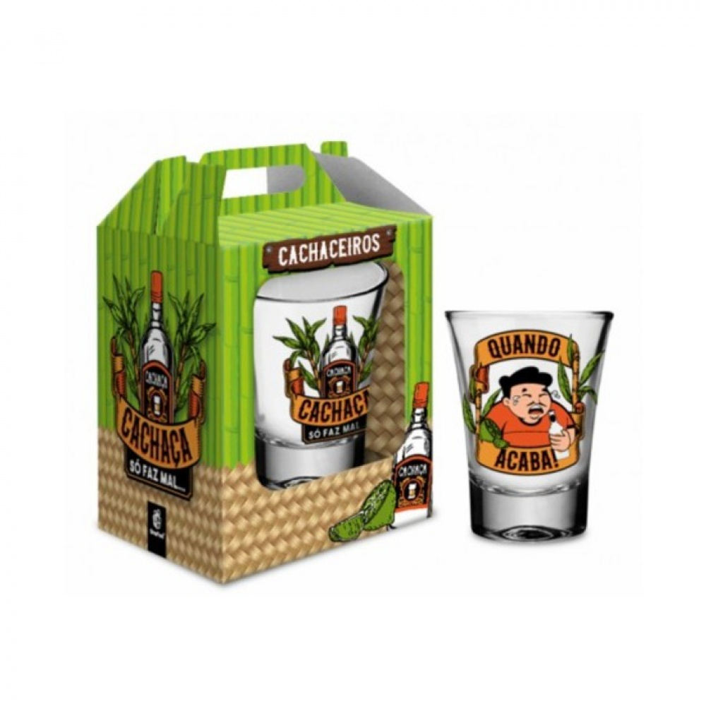 COPO SHOT DOSE INDIVIDUAL 60 ML CACHAÇA SÓ FAZ MAL 10862 (6128) - PENCA ...