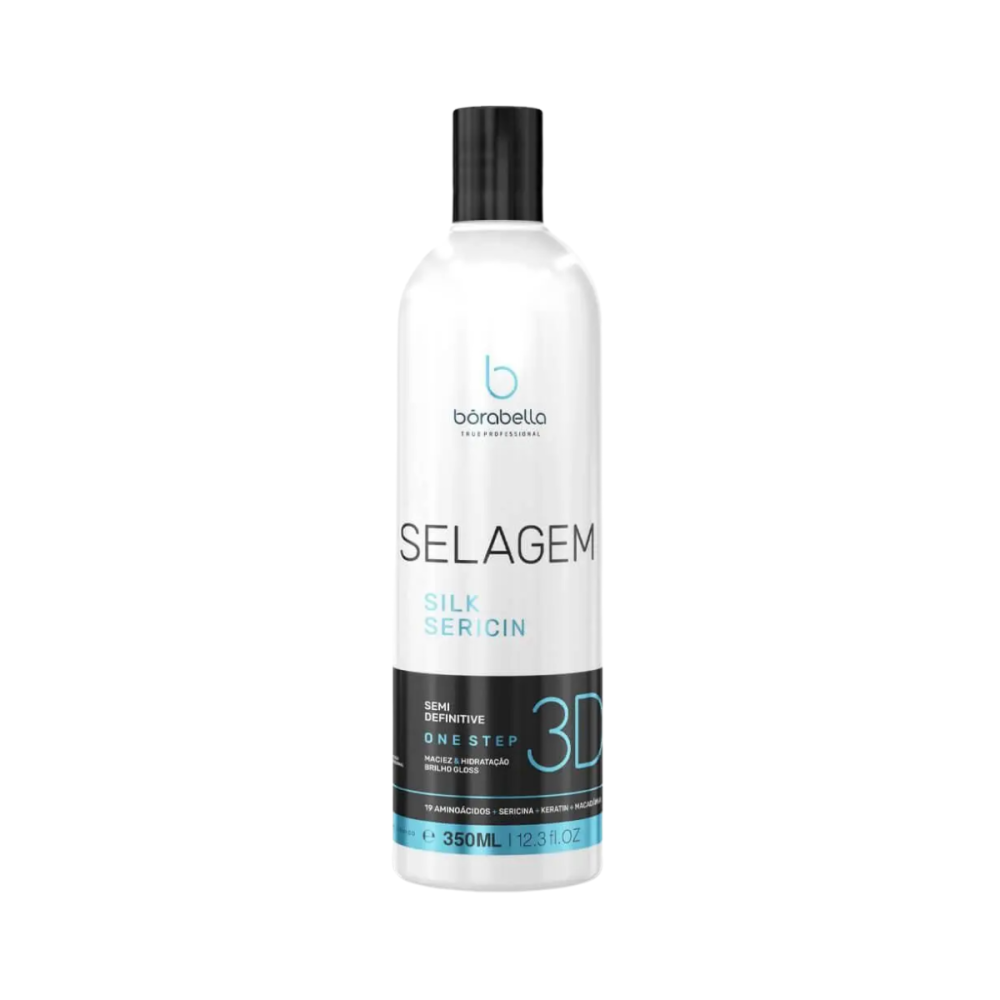 Selagem Capilar Borabella Silk Sericin 350ml Alinhamento Perfeito ...