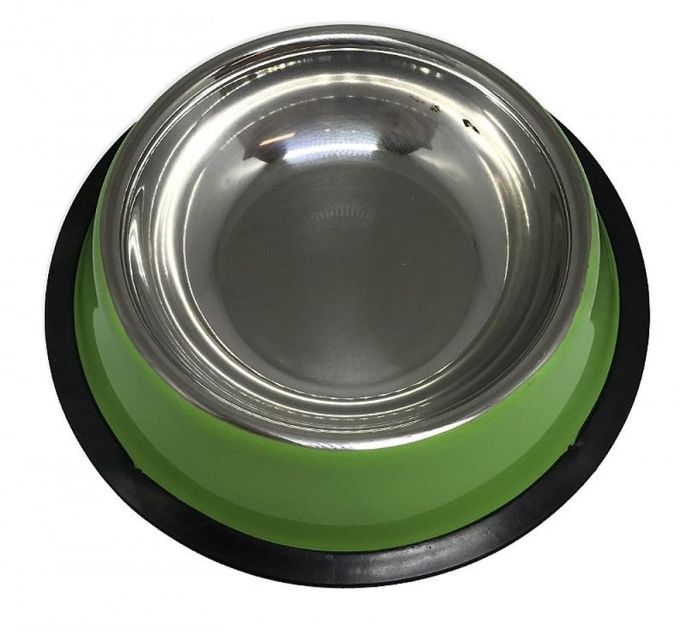 Comedouro Inox Colorido 600ml - Verde - PetGato