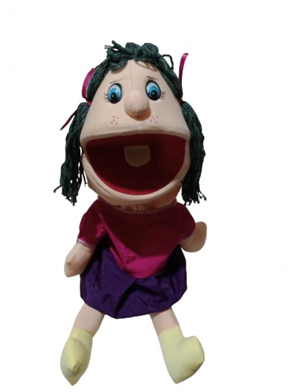 Fantoche Menina Cabelo Verde - Peti Fantoches - Peti Fantoches