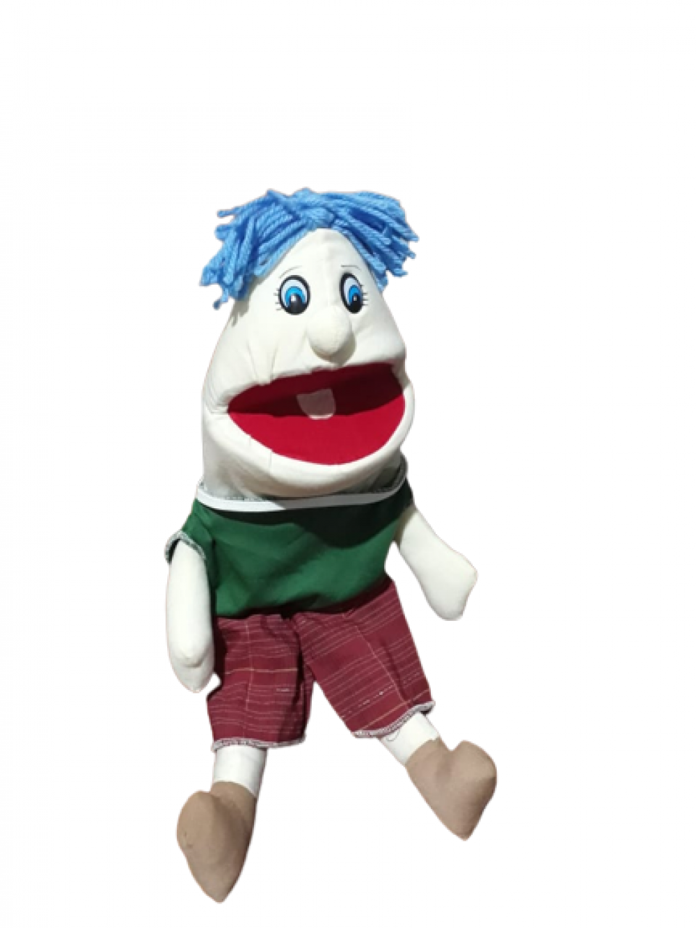 Fantoche menino do cabelo blue - Peti Fantoches