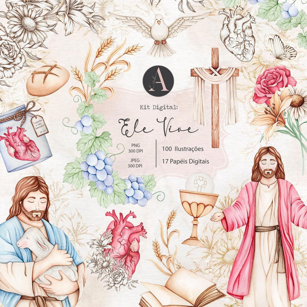 Kit Digital - Ele Vive - Petit Lune Design