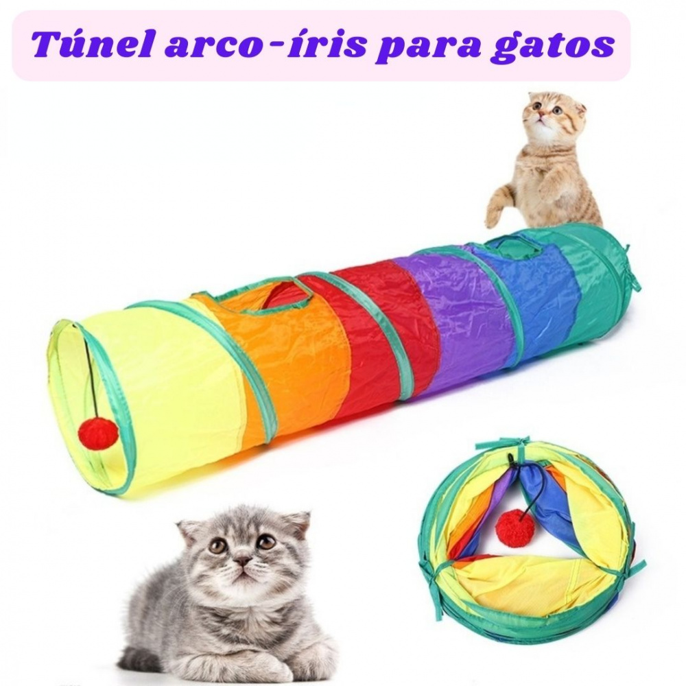 Brinquedo Túnel para Gatos - Pets Cub
