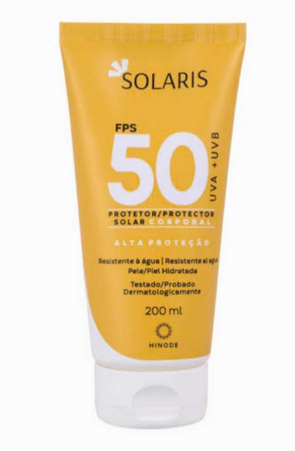 Protetor Solar Corporal Solaris FPS50 Hinode 200 ml - PH Stillus66 E ...