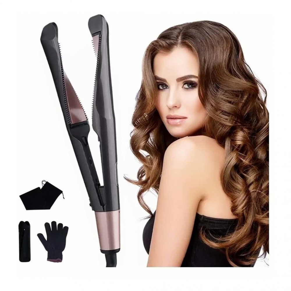 Modelador e prancha De Cachos 2 Em 1 Chapinha Bivolt 230° - Planet Tec