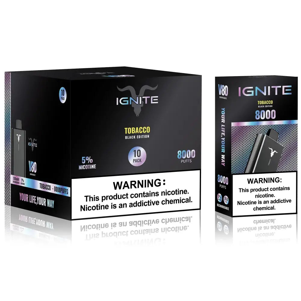 Caixa IGNITE V50 5000 PUFFS 10 Unidades - POD EXPRESSS